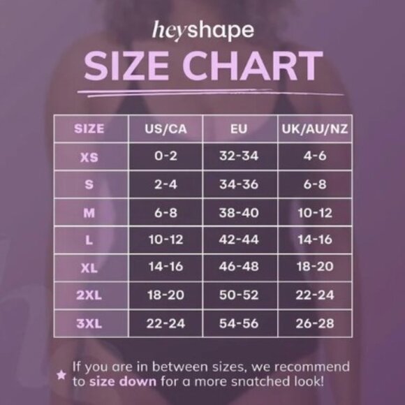 Heyshape | Intimates & Sleepwear | Hey Shape Tan Full Body Shape Wear ...